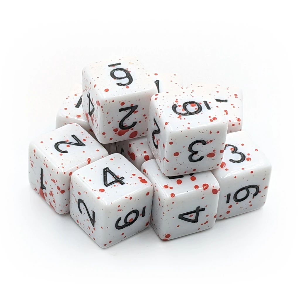 Blood-Splattered Dice Set for Dungeons & Dragons – Geekwood